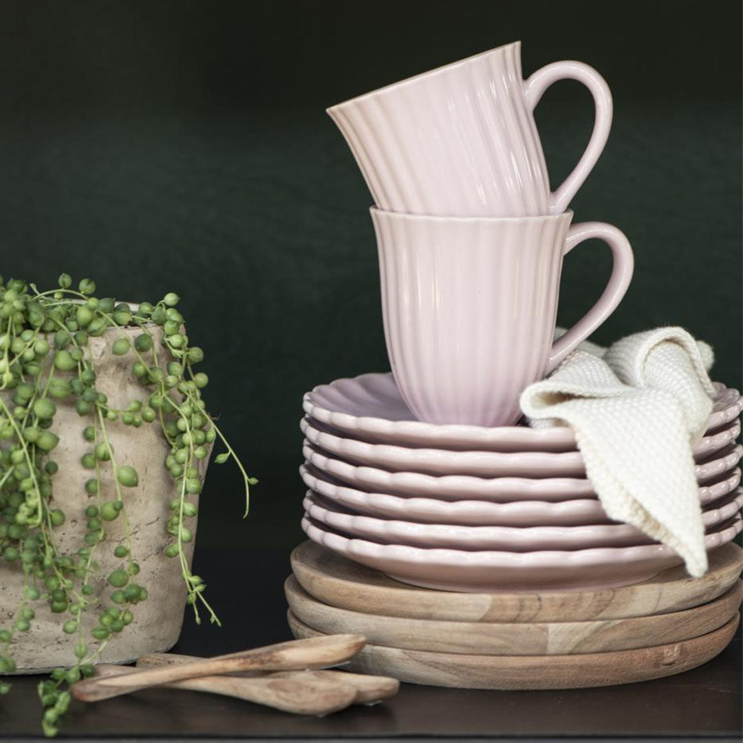 Ib Laursen - Karklud Strikket - Latte 25x25 cm